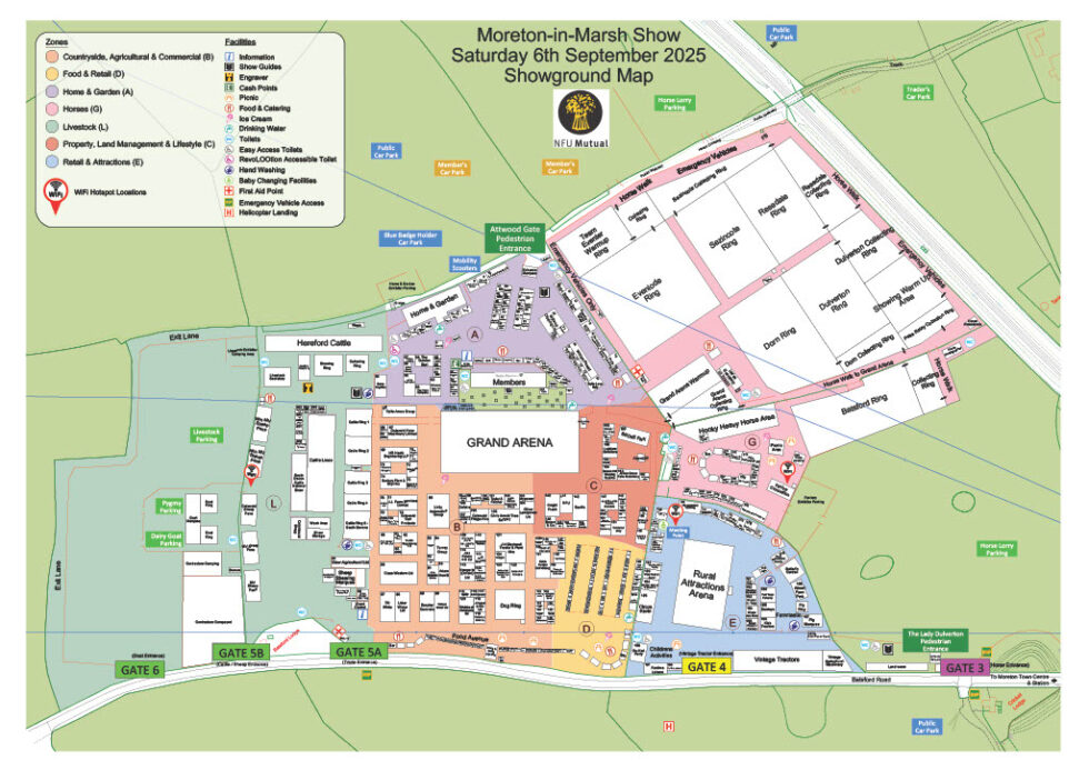 Showground Layout Map | Moreton Show